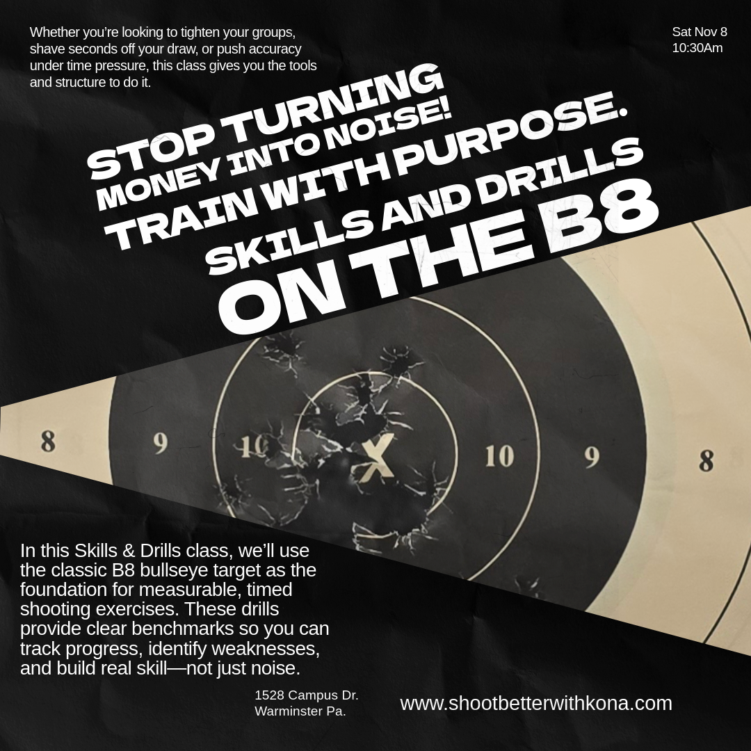 Skills and Drills on the B8 Target - Shoot Better with KONA